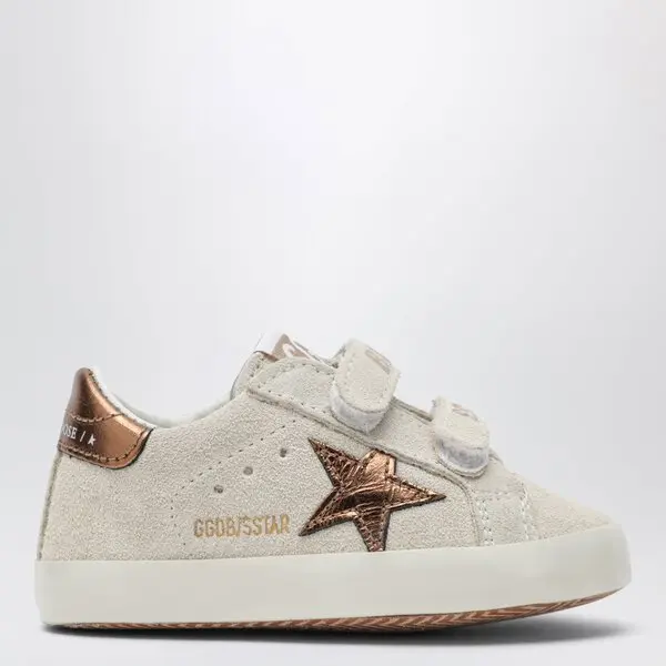 GOLDEN GOOSE Baby Old School Sneakers In /copper - Beige