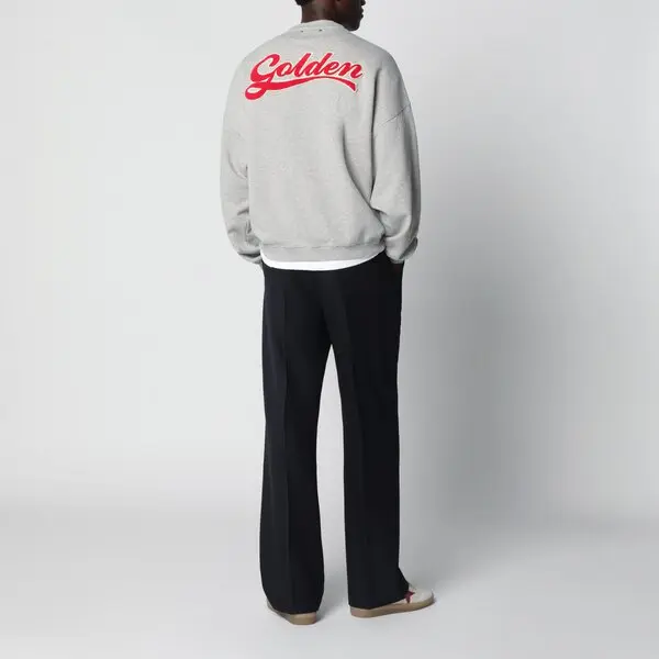GOLDEN GOOSE Journey Crewneck Cotton Sweatshirt