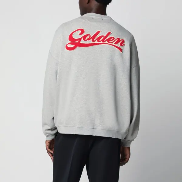 GOLDEN GOOSE Journey Crewneck Cotton Sweatshirt