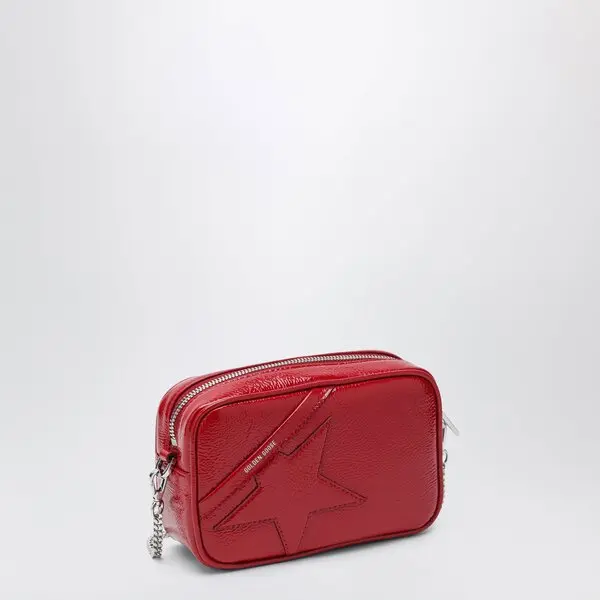 GOLDEN GOOSE Mini Star Bag In Patent Leather - Red