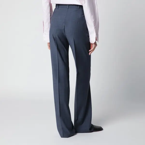 Max Mara Classic Trousers In Virgin Wool
