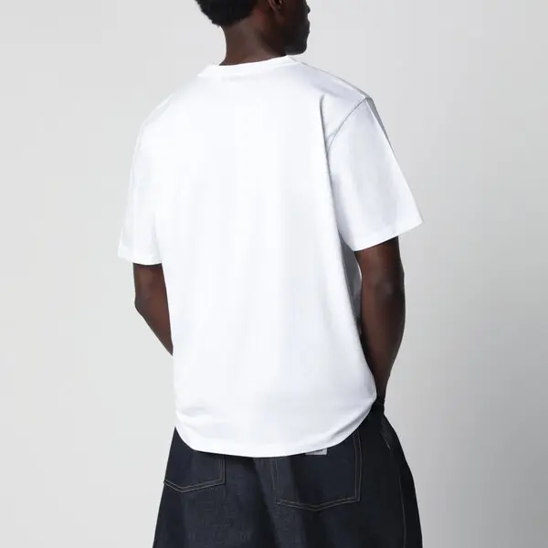 OFF-WHITE™ T-shirt With Embroidered Logo