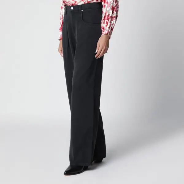 Isabel Marant Étoile Rodayna Wide-leg Jeans - Black