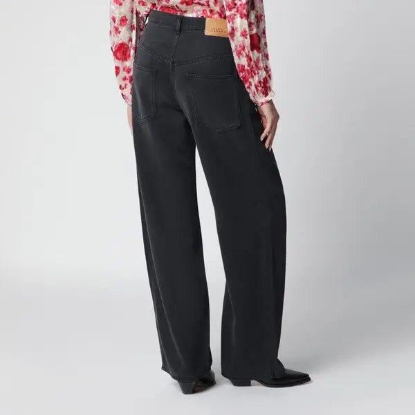 Isabel Marant Étoile Rodayna Wide-leg Jeans - Black