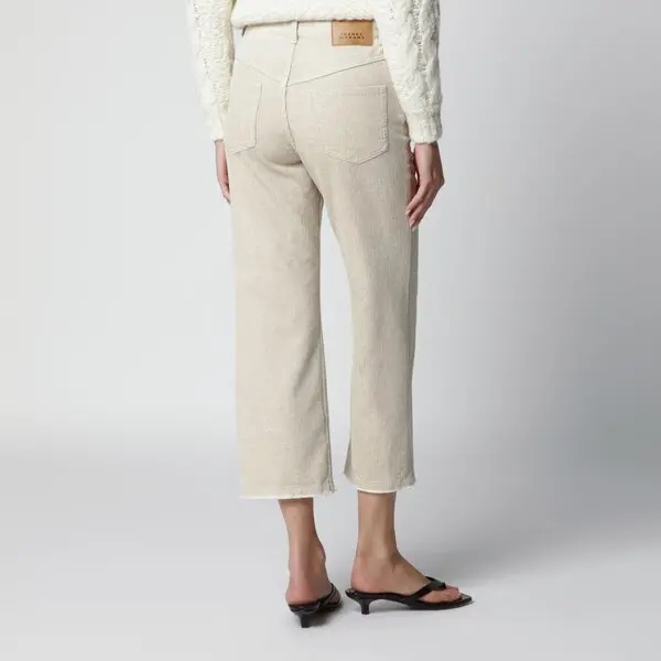 Isabel Marant Étoile Cru Corduroy Capri Trousers