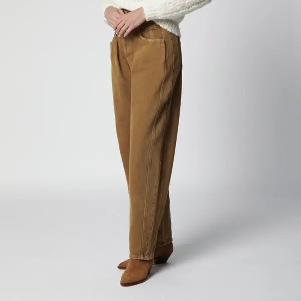 Isabel Marant Étoile Lisha Barrel Jeans - Metal