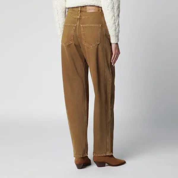Isabel Marant Étoile Lisha Barrel Jeans - Metal