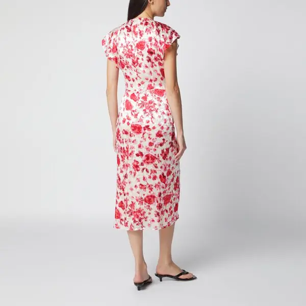 Isabel Marant Étoile Printed Silk Dévoré Georgette Dress - Multicolor