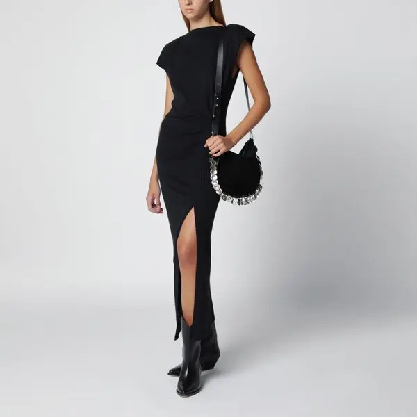 Isabel Marant Étoile Nadela Draped Jersey Dress - Black