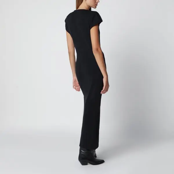 Isabel Marant Étoile Nadela Draped Jersey Dress - Black
