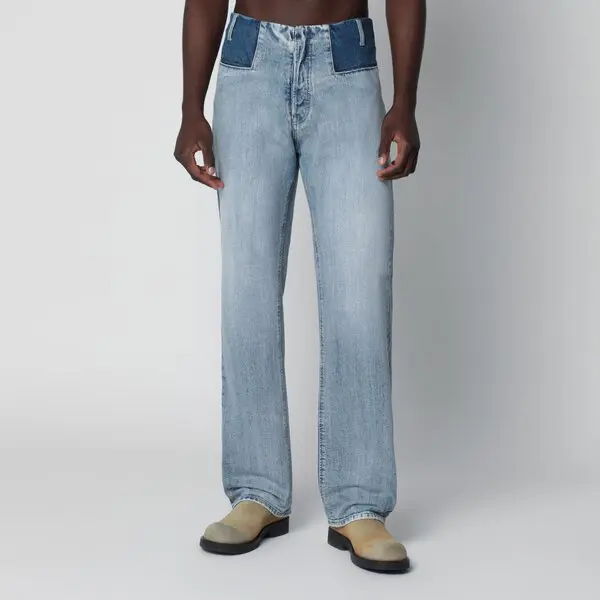 MAISON MARGIELA Patchwork Jeans In Indigo Denim