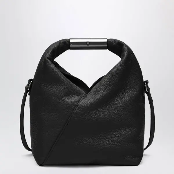 MAISON MARGIELA Japanese Bag Jewel Handle Classic In Calf Leather - Black