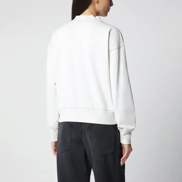 Isabel Marant Étoile Moby Logo Sweatshirt - White