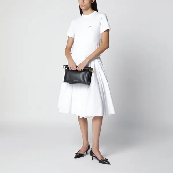 Jacquemus Fitted T-shirt With Grosgrain Logo Detail
