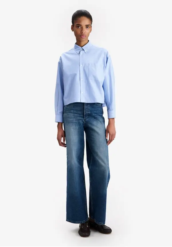 A.p.c. Short Oxford Shirt - Blue