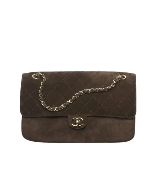 Chanel Maxi Flap Bag In Grained Calfskin