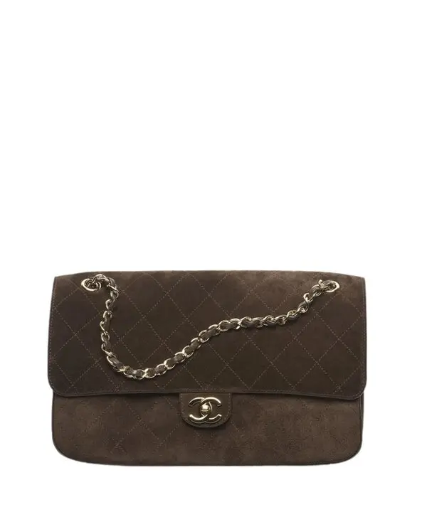 Chanel Maxi Flap Bag - Dark Brown
