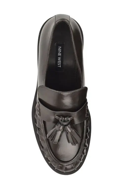 Nine West Gersen Tassel Loafer - Dark Brown