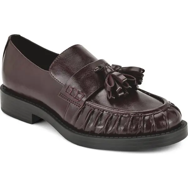 Nine West Gersen Tassel Loafer - Dark Red
