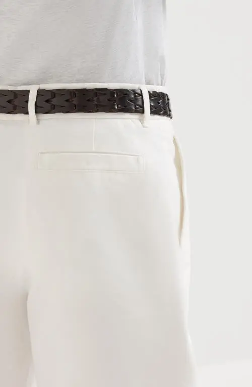 Brunello Cucinelli Twisted Cotton Gabardine Bermuda Shorts