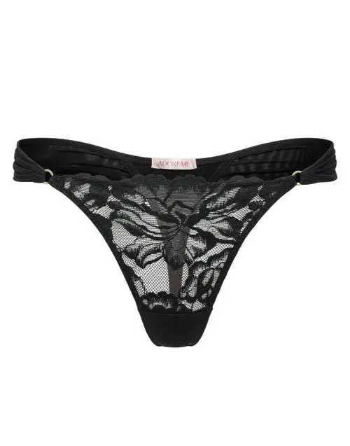 ADORE ME Marieprune Thong Panties - Black