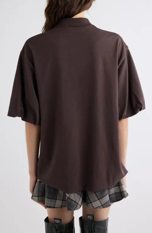 Acne Studios Eteddy Bubble Hem Polo