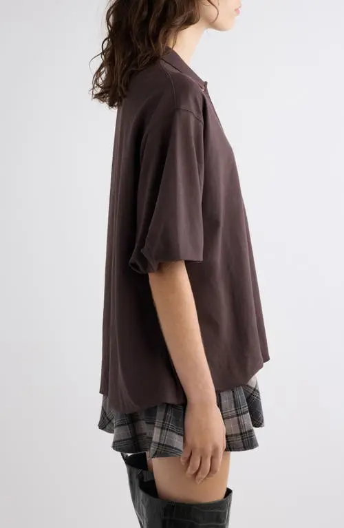 Acne Studios Eteddy Bubble Hem Polo