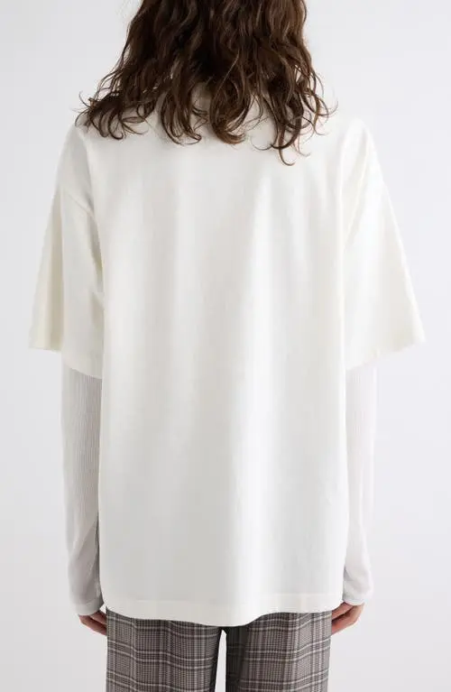 Acne Studios Edra Embroidered T-shirt