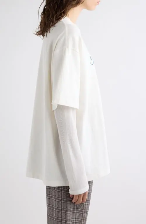 Acne Studios Edra Embroidered T-shirt