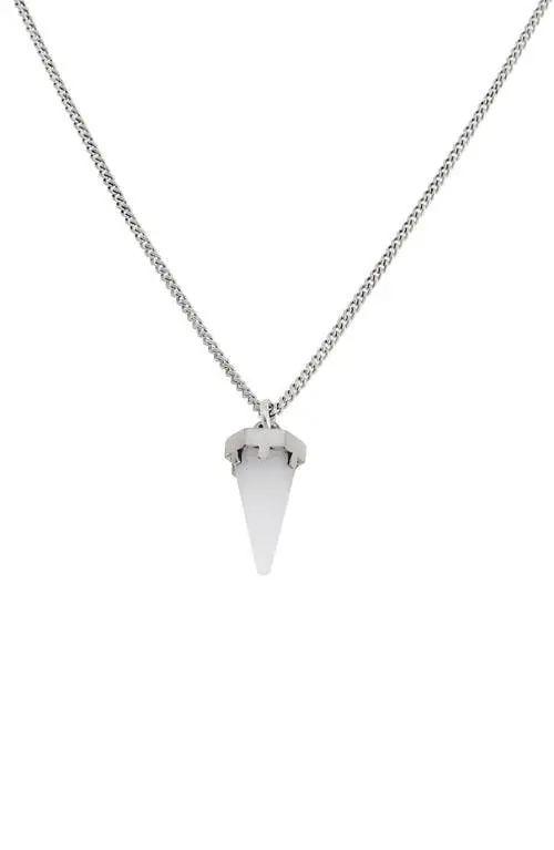 ALLSAINTS Quartz Spike Pendant Necklace