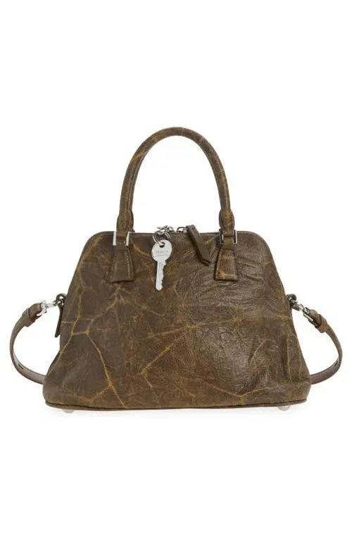 MAISON MARGIELA 5ac Soft Mini Leather Crossbody Bag