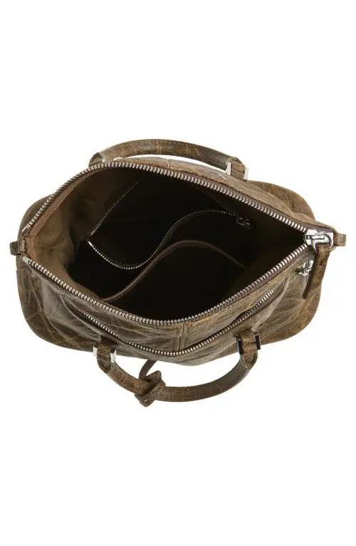 MAISON MARGIELA 5ac Soft Mini Leather Crossbody Bag - Brown