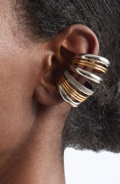 Rabanne Punk Two-tone Single Ear Cuff
