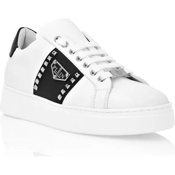 Philipp Plein Hexagon Luxe Low-top Sneakers - White/black