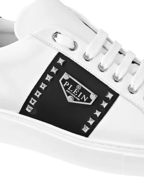 Philipp Plein Hexagon Luxe Low-top Sneakers - White/black