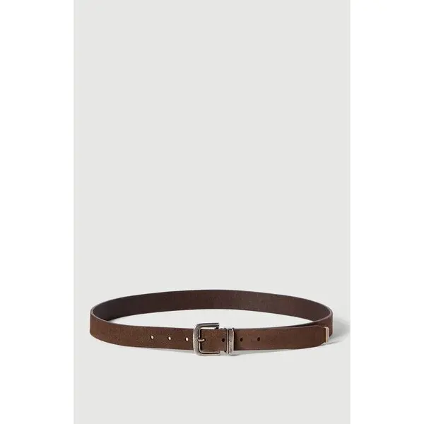 Brunello Cucinelli Reversed Leather Belt
