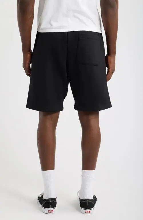 Carhartt Work In Progress Chase Sweat Shorts - Black/gold