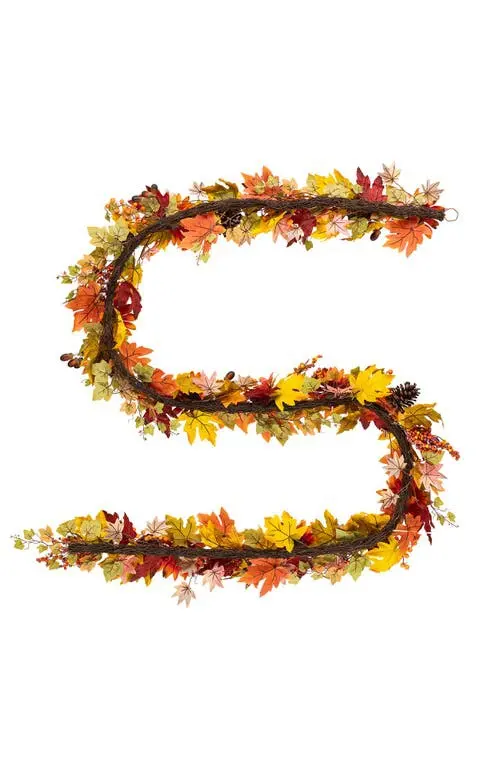GLITZHOME 12ft Fall Oversized Sunflower Garland