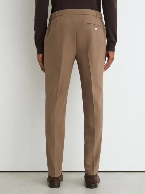 REISS Found Slim-fit Stretch Drawstring Trousers