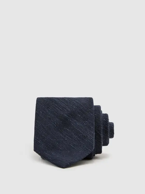 REISS Ermo Tie - Navy