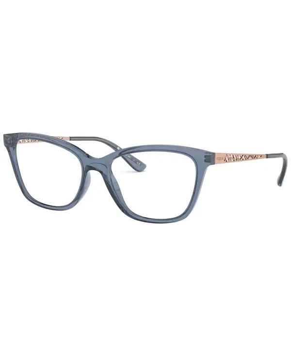 VOGUE EYEWEAR Vo5285 Square Eyeglasses - Transparent Blue