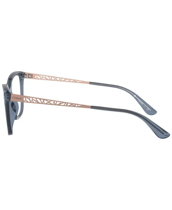 VOGUE EYEWEAR Vo5285 Square Eyeglasses - Transparent Blue