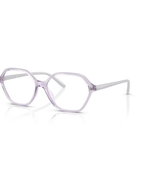 VOGUE EYEWEAR Irregular Shape Full Rim Eyeglasses - Transparent Violet