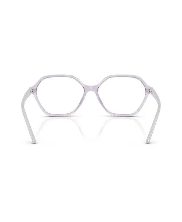 VOGUE EYEWEAR Irregular Shape Full Rim Eyeglasses - Transparent Violet