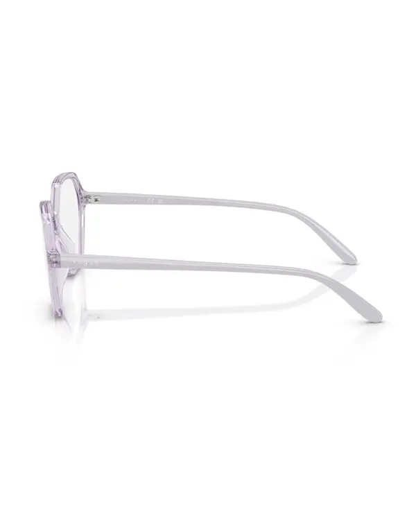 VOGUE EYEWEAR Irregular Shape Full Rim Eyeglasses - Transparent Violet