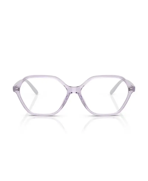 VOGUE EYEWEAR Irregular Shape Full Rim Eyeglasses - Transparent Violet