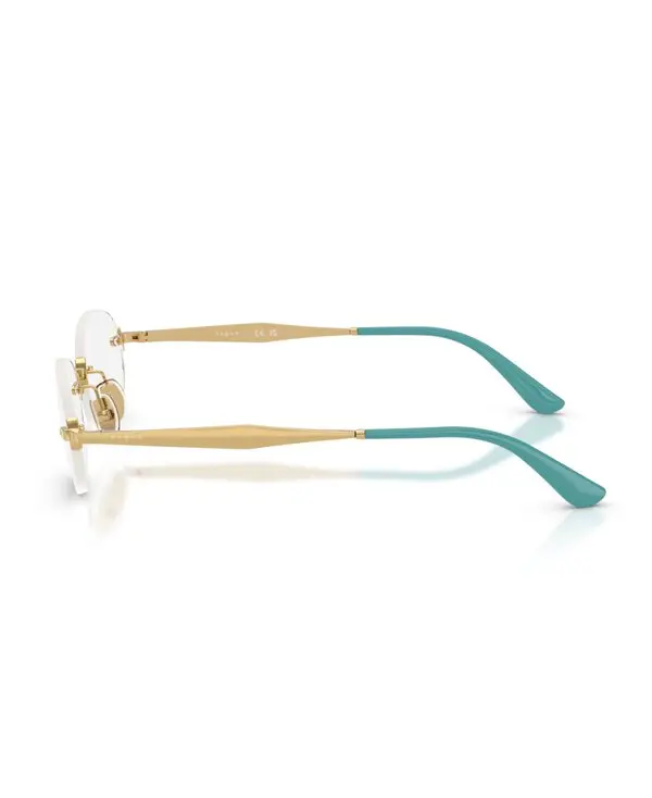 VOGUE EYEWEAR Oval Rimless Eyeglasses