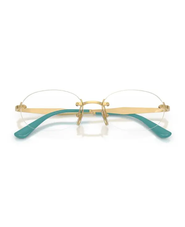 VOGUE EYEWEAR Oval Rimless Eyeglasses