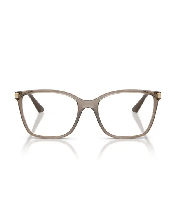 VOGUE EYEWEAR Square Frame Eyeglasses - Transparent Brown