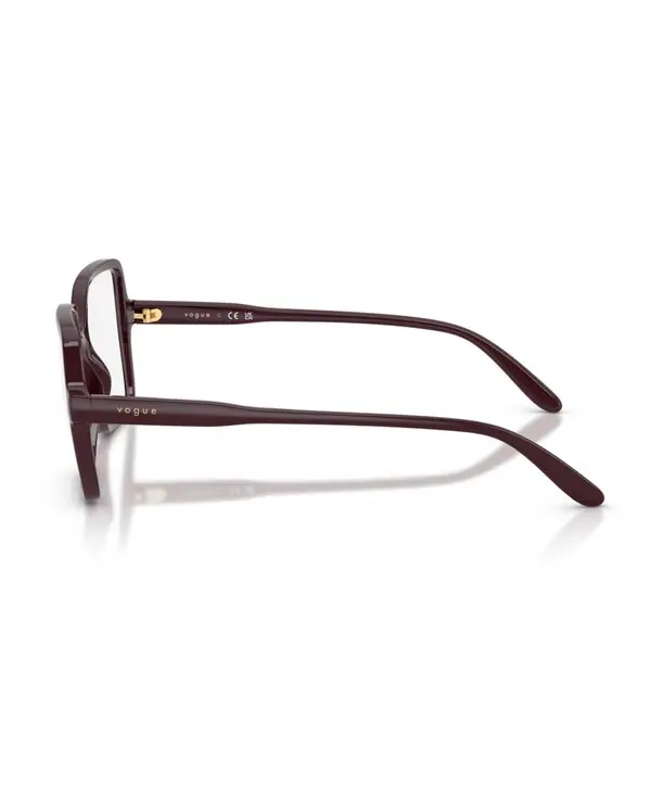 VOGUE EYEWEAR Oversized Square Frame Eyeglasses